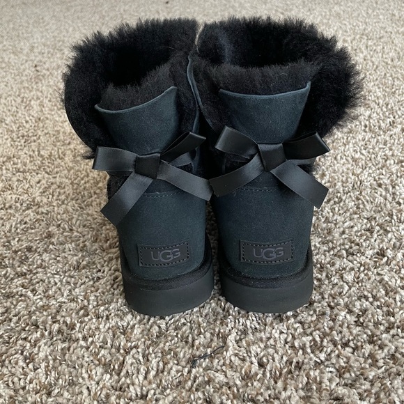UGG | Shoes | Womens Ugg Mini Bailey Bow Ii Boot Black | Poshmark